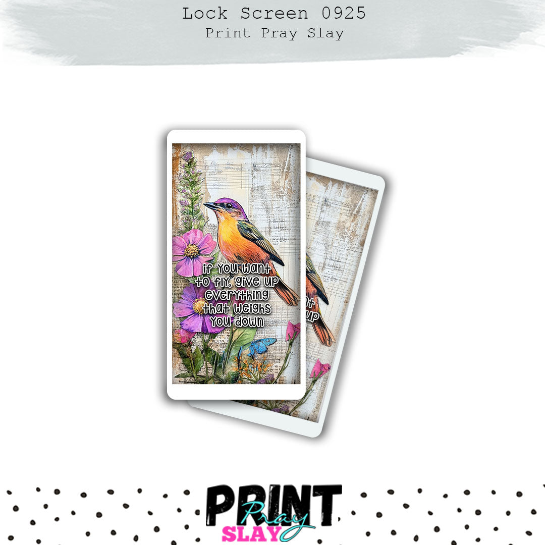 Lock Screen 0925 – Print Pray Slay