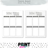 Vision Board Planner Inserts – Print Pray Slay