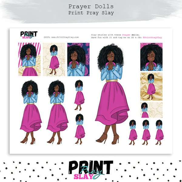 Prayer Planner Dolls DP – Print Pray Slay