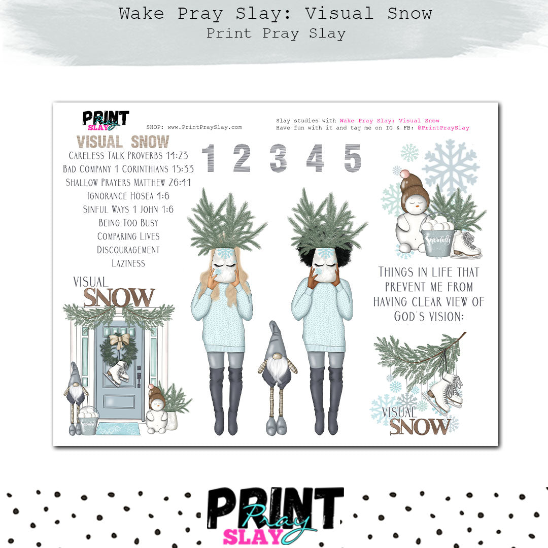 Wake Pray Slay: Visual Snow – Print Pray Slay