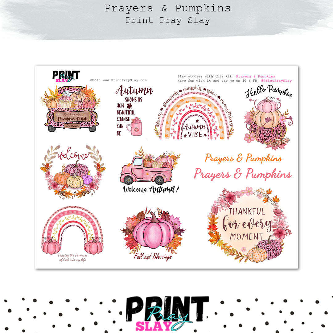 Prayers & Pumpkins – Print Pray Slay