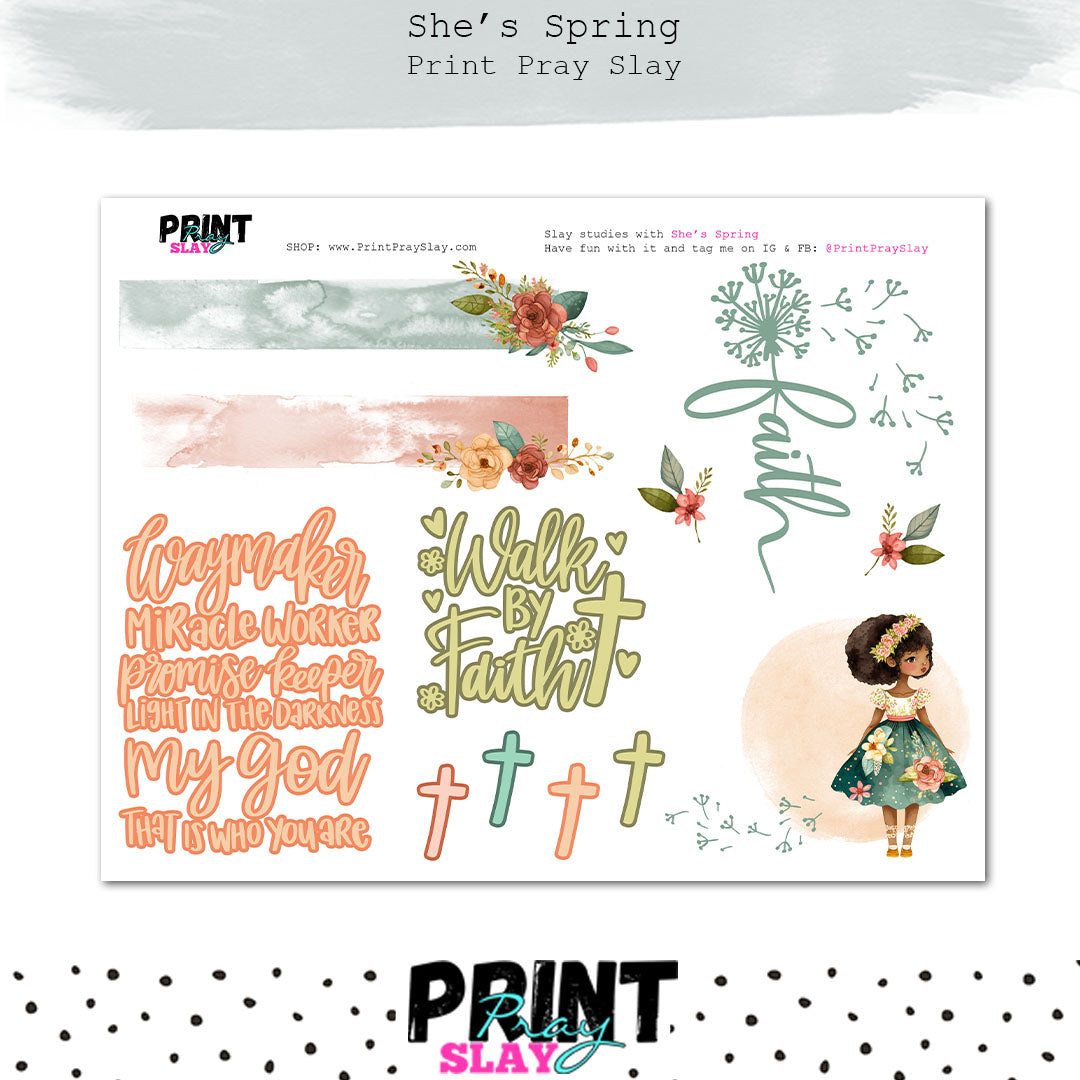 She's Spring – Print Pray Slay