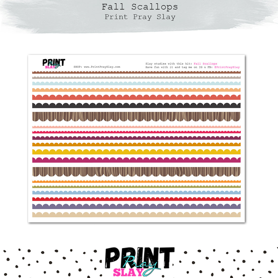 Fall Scallops – Print Pray Slay