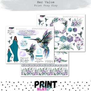 Fierce Faith Wake Pray Slay Dolls DP – Print Pray Slay